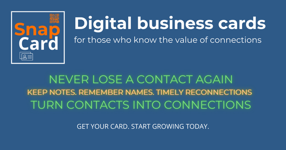 SnapCard - Digital business cards & CRM. Turn new contacts into long ...